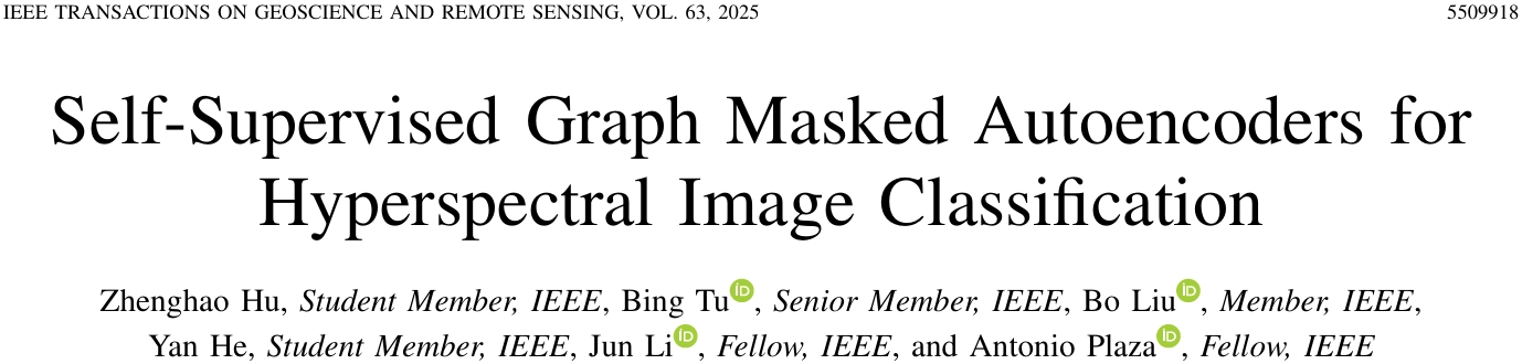 涂兵教授团队本科生成果在中科院一区TOP期刊《IEEE TGRS》上发表